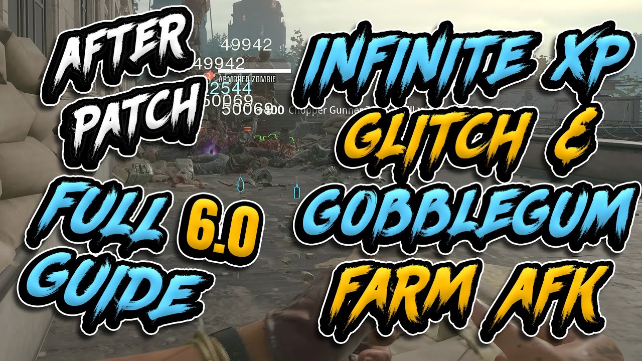 INFINITE XP FARM GLITCH SOLO AFK Black Ops 6 + EASY GOBBLEGUM FARM Bo6 ...