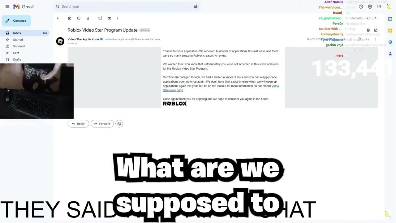 I Got Denied From The Roblox Star Program... (Sad Reaction) - YouTube