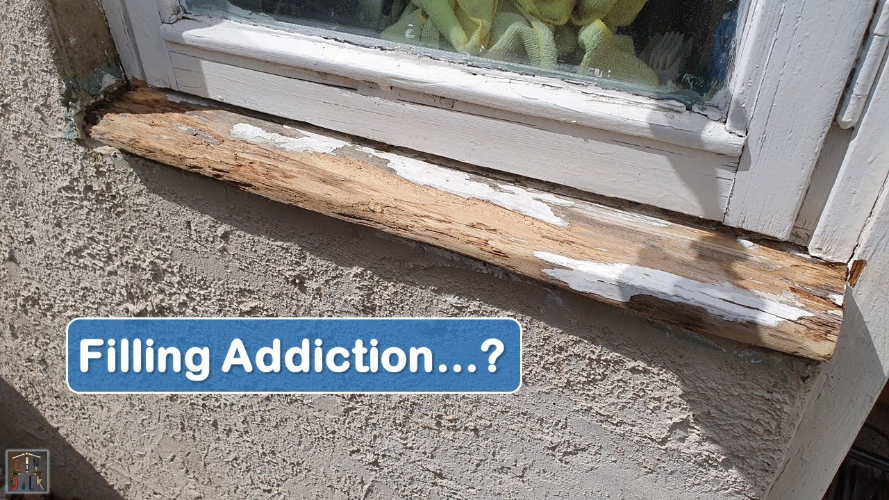 Repairing my Rotten Window Sill - YouTube