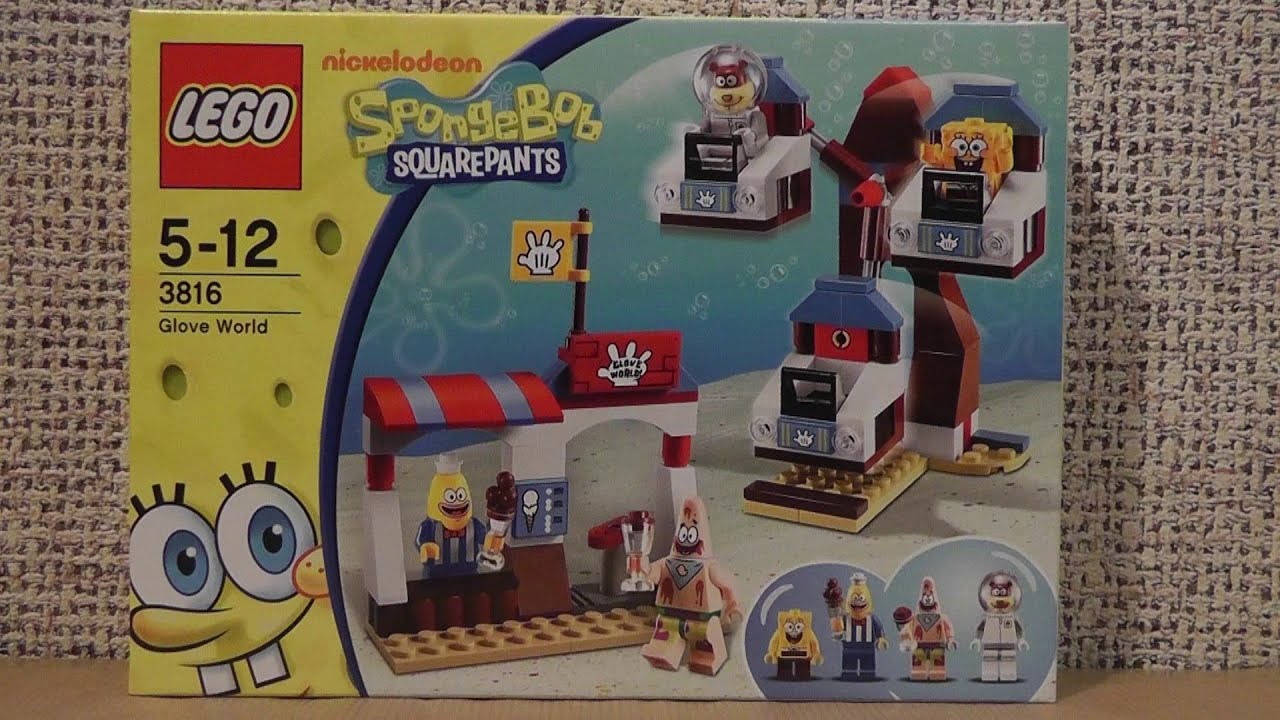LEGO SPONGEBOB 3816 GLOVE WORLD - YouTube
