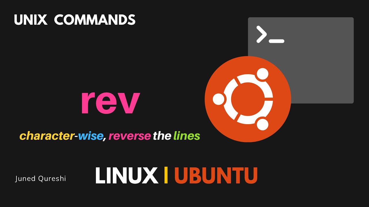 How To Reverse Lines Character wise Rev Command In Linux YouTube How To Reverse Lines Character wise Rev Command In Linux YouTube