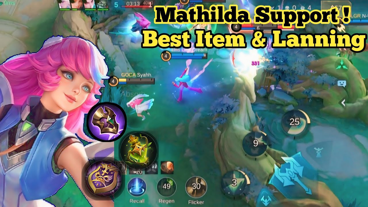 MATHILDA GAMEPLAY!!! BEST ITEM & LANNING 2024. MOBILE LEGENDS - YouTube