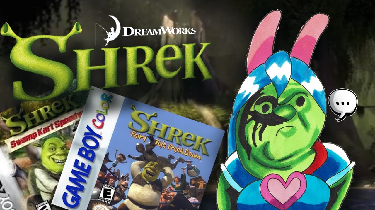 WORST GAMES EVER?: Shrek Swamp Kart Speedway and Shrek Fairytale ...