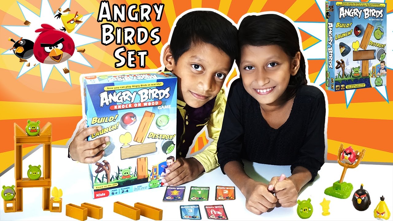 ANGRY BIRDS UNBOXING Toys Epic Game Video The Ultimate Angry Birds Red ...