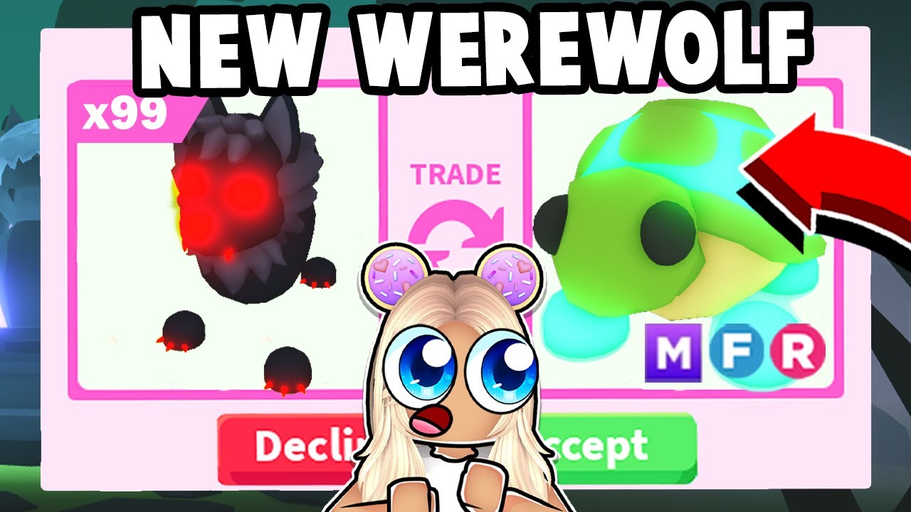 trading NEW WEREWOLF PET in Adopt Me! - YouTube