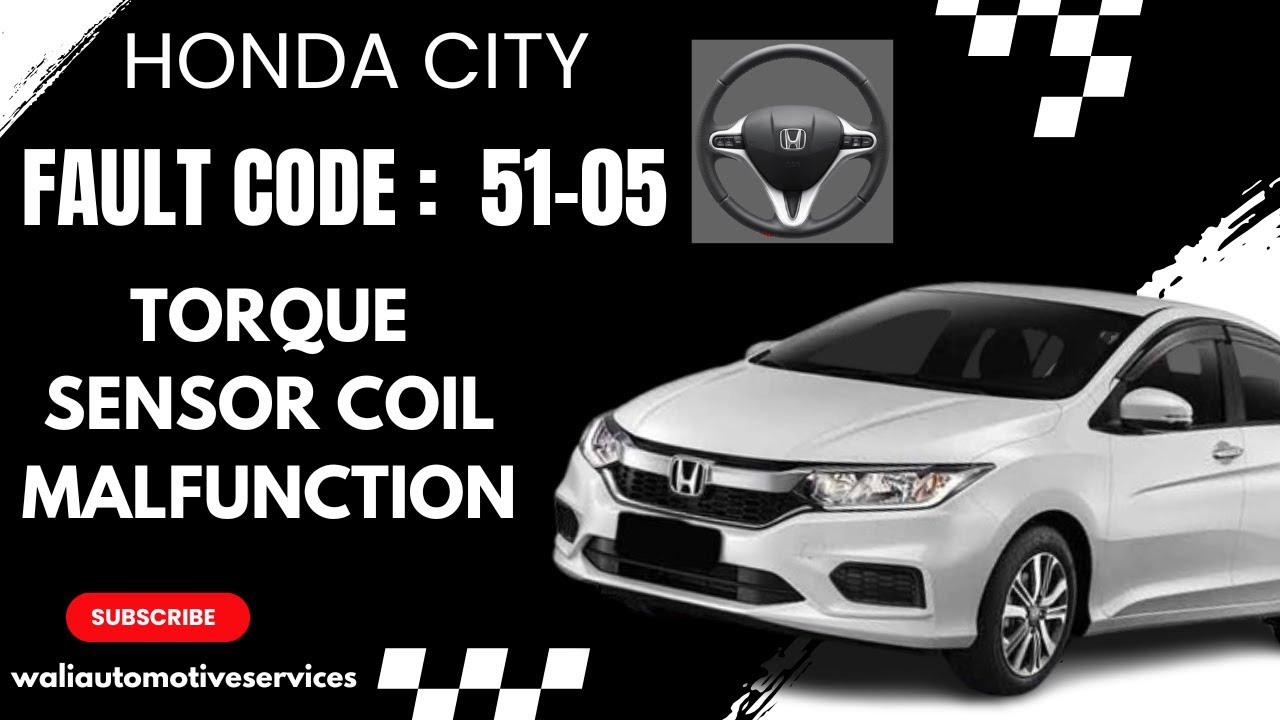 Honda Fault code (51-05 Torque sensor coil malfunction) Fault code ...