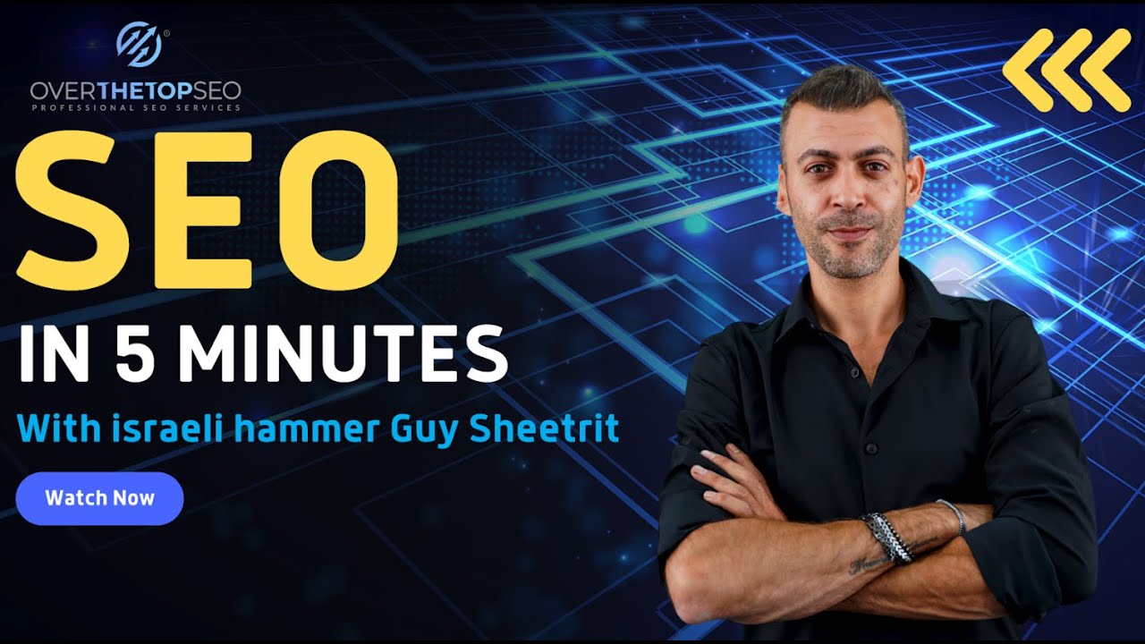 SEO in 5 Minutes - What is SEO? Guy - The Israeli Hammer - Breaking ...
