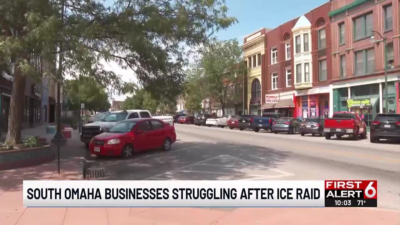 South Omaha businesses struggling after ICE raid - YouTube