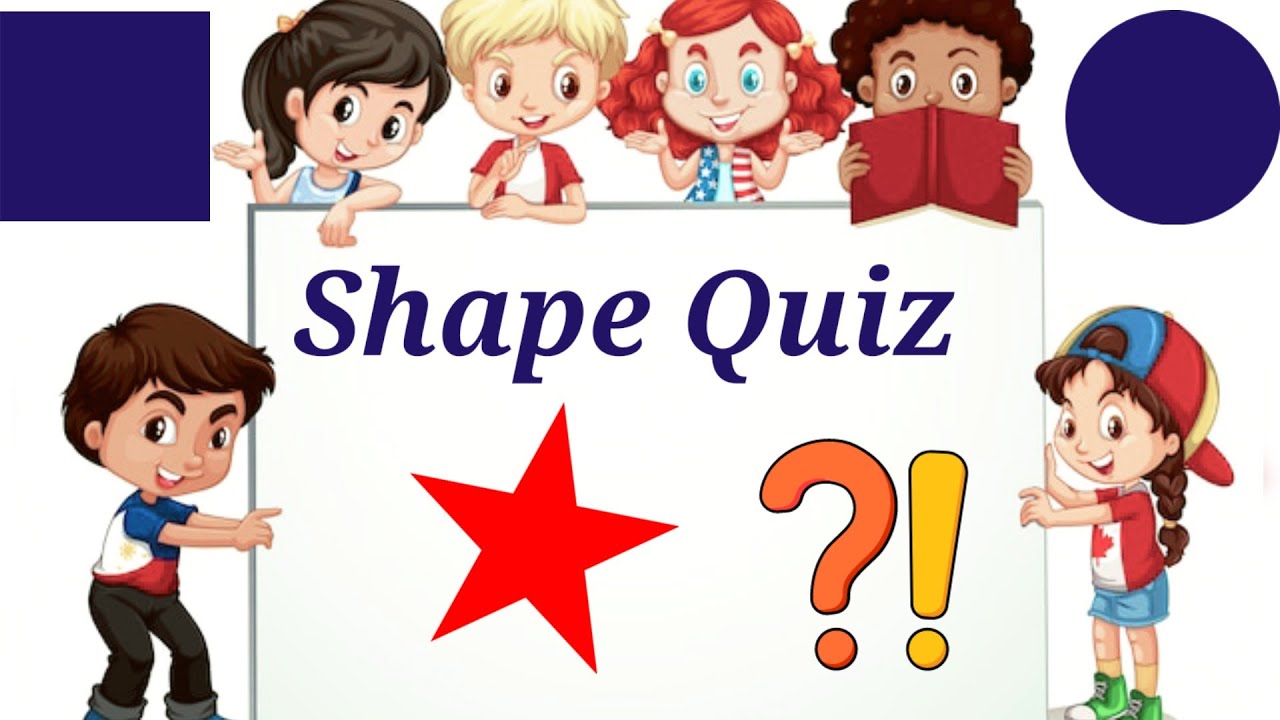 Shape quiz for preschoolers||Guess the Shape name||guessing game ...