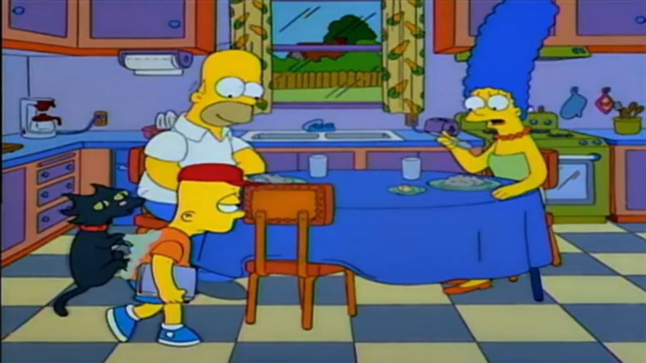 Bart & Homer: Probably misses his old glasses | The Simpsons Clips ...