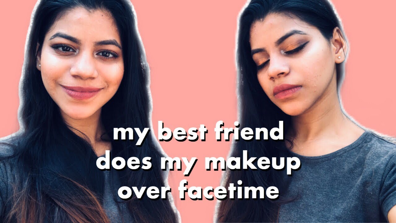 My best friend does my makeup over FaceTime | Ft. Stellazlife - YouTube