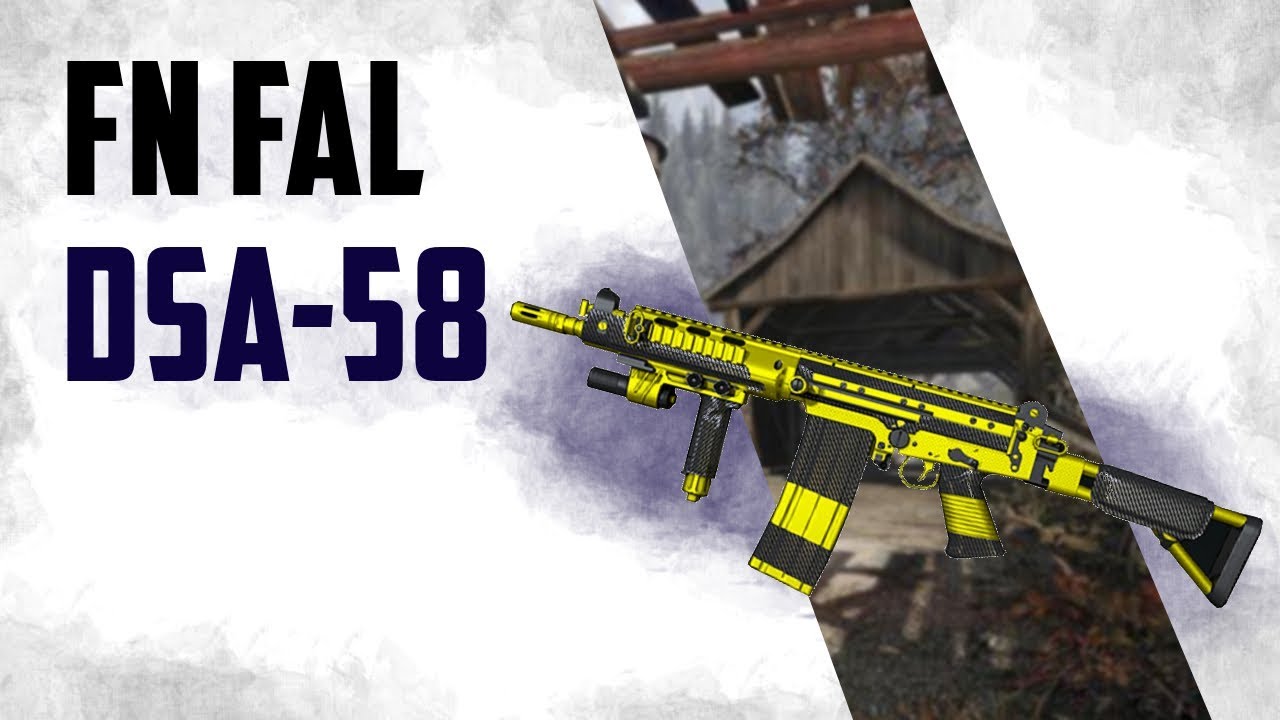 Warface FN FAL DSA-58 with some kind of Syndicate skin - YouTube