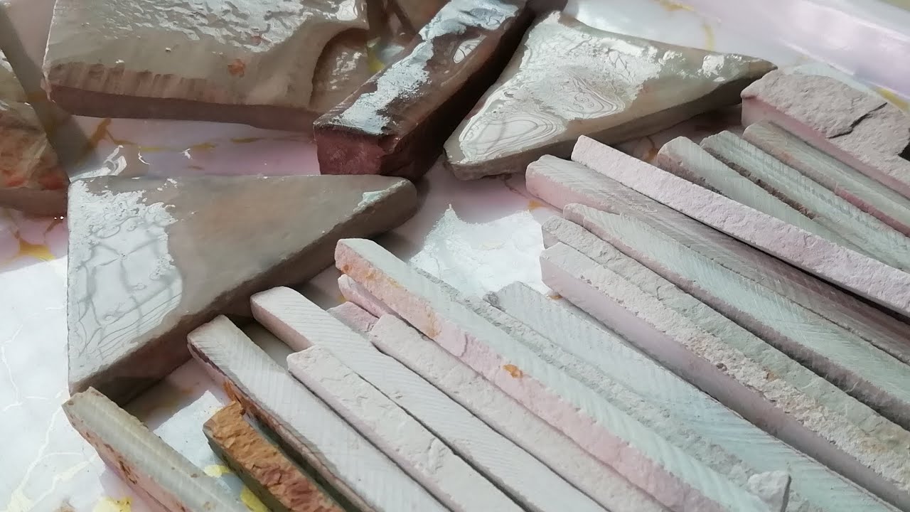 Slate Items Cleaning Video || (Wet + Dry Cleaning) - YouTube