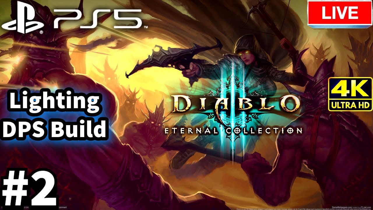 Diablo 3 Lighting DPS Build PS5 4K UHD Livestream 02 - YouTube