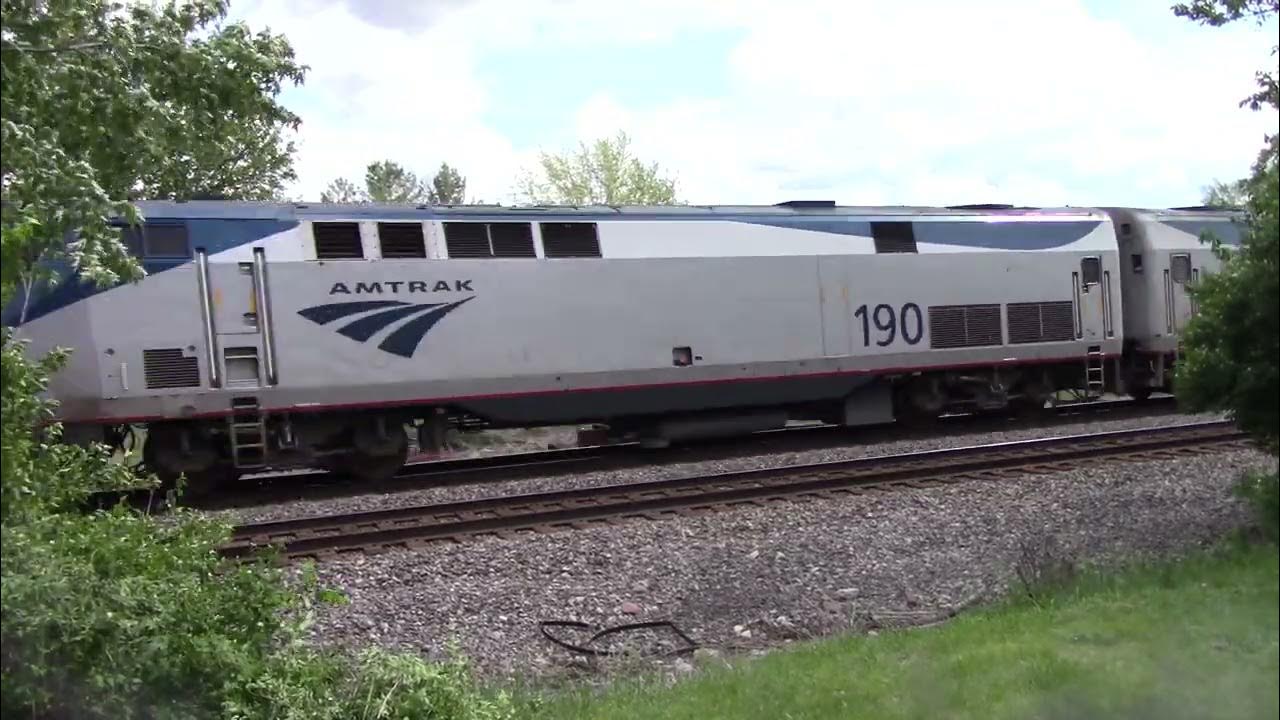 Amtrak 25 Leads Train #5 Wyanet, IL 5/22/25 - YouTube