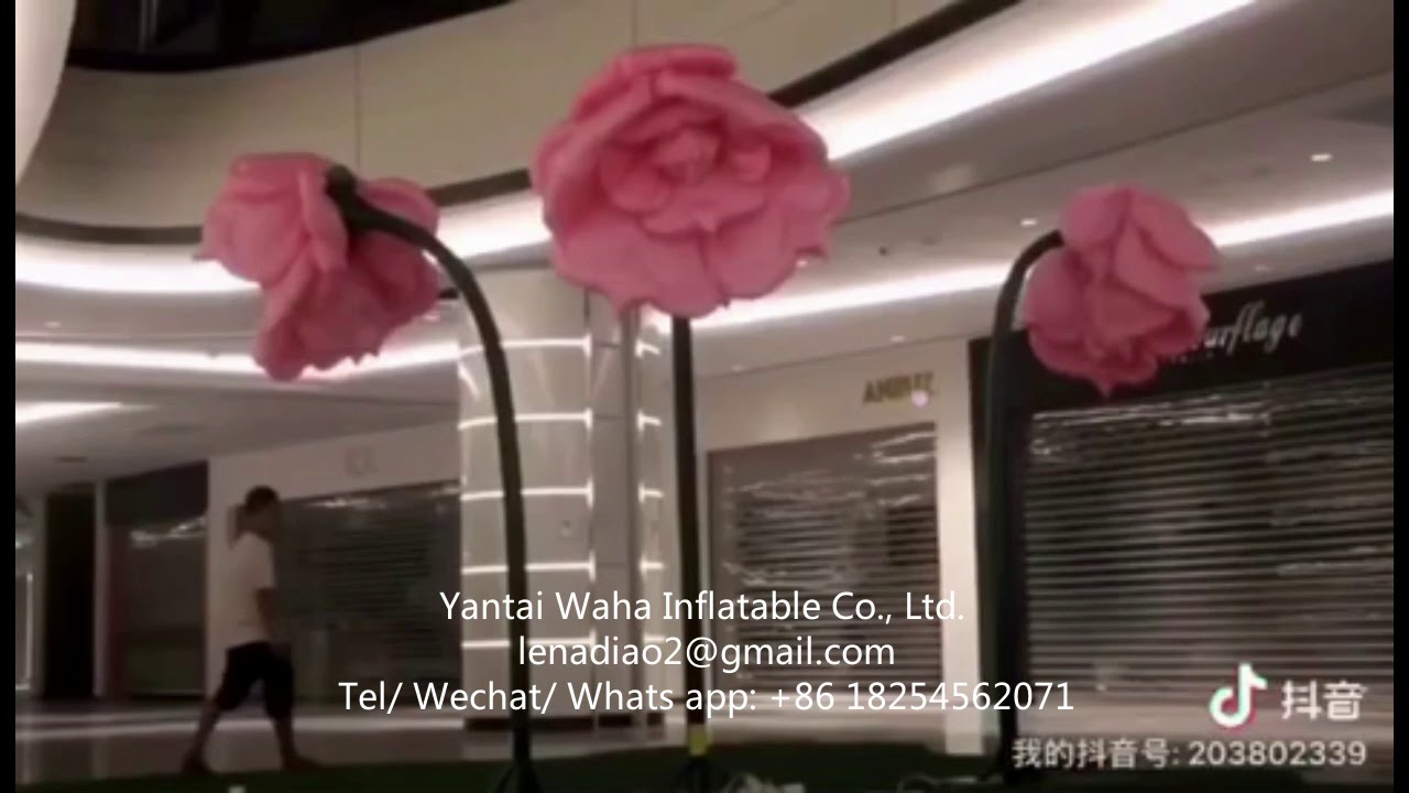 Party/Event ceiling decoration /hanging inflatable led flower/giant ...