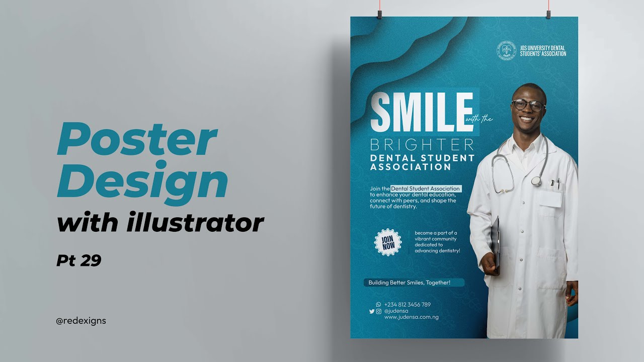 How to create Stunning shapes for Poster Designs in illustrator - YouTube