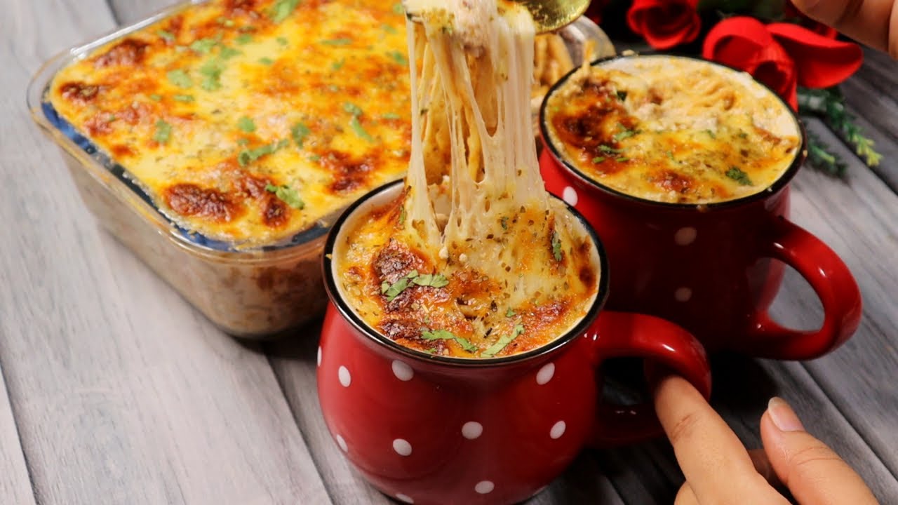 Best Baked Pasta/Spaghetti Recipe | Tasty Baked Spaghetti Recipe By ...