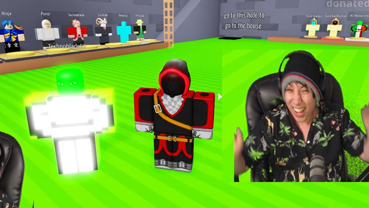 Quackity and Technoblade PLAY ROBLOX... - YouTube