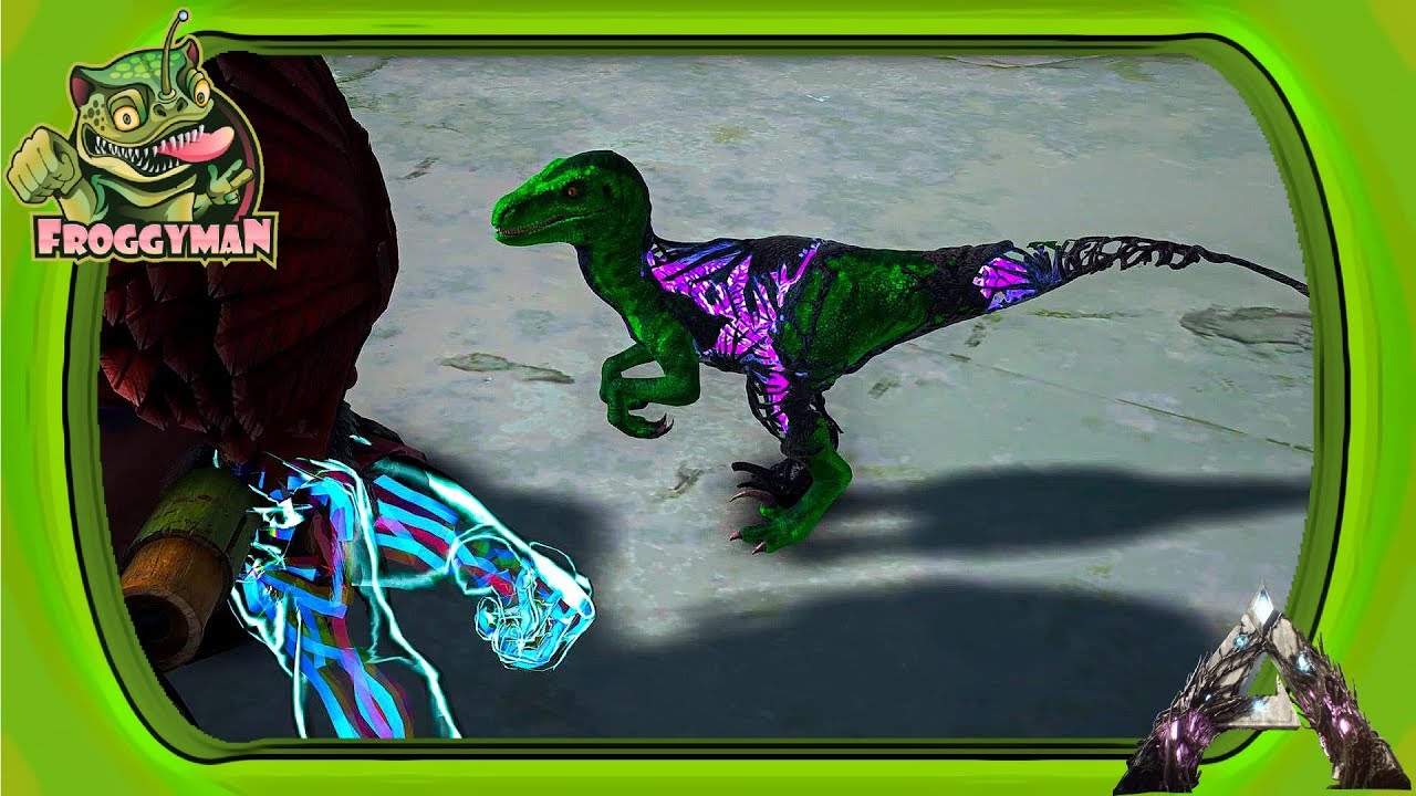 ARK EXTINCTION: EP 28 CORRUPTED RAPTER BABY SO CUTE - YouTube
