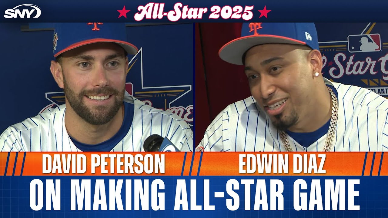 Edwin Diaz and David Peterson on making All-Star Game, Mets division race with Phillies - YouTube