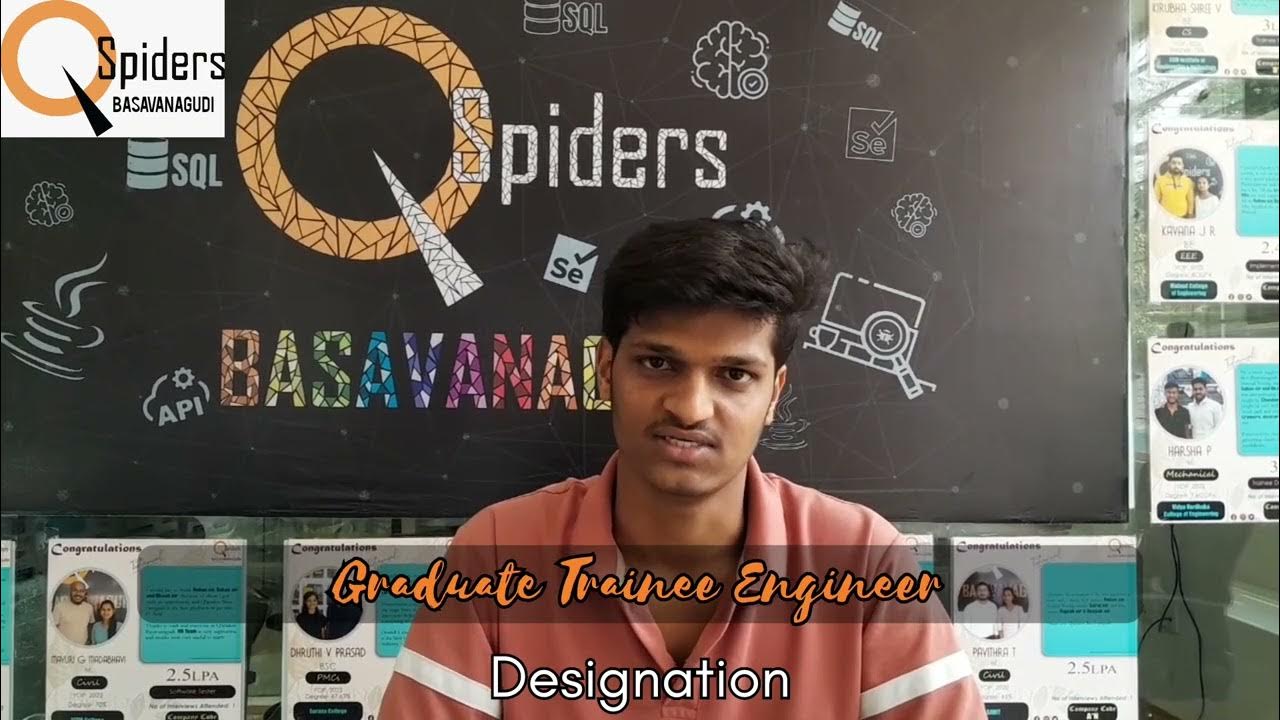 Get CERTIFIED and PLACED in top MNCs through QSpiders Basavanagudi ...
