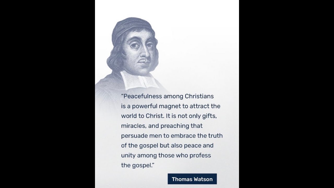 The Excellency of Meditation, by Thomas Watson. - YouTube