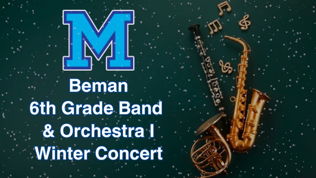 Beman 6th Grade Band & Orchestra I Winter Concert - 12/2/24 - YouTube