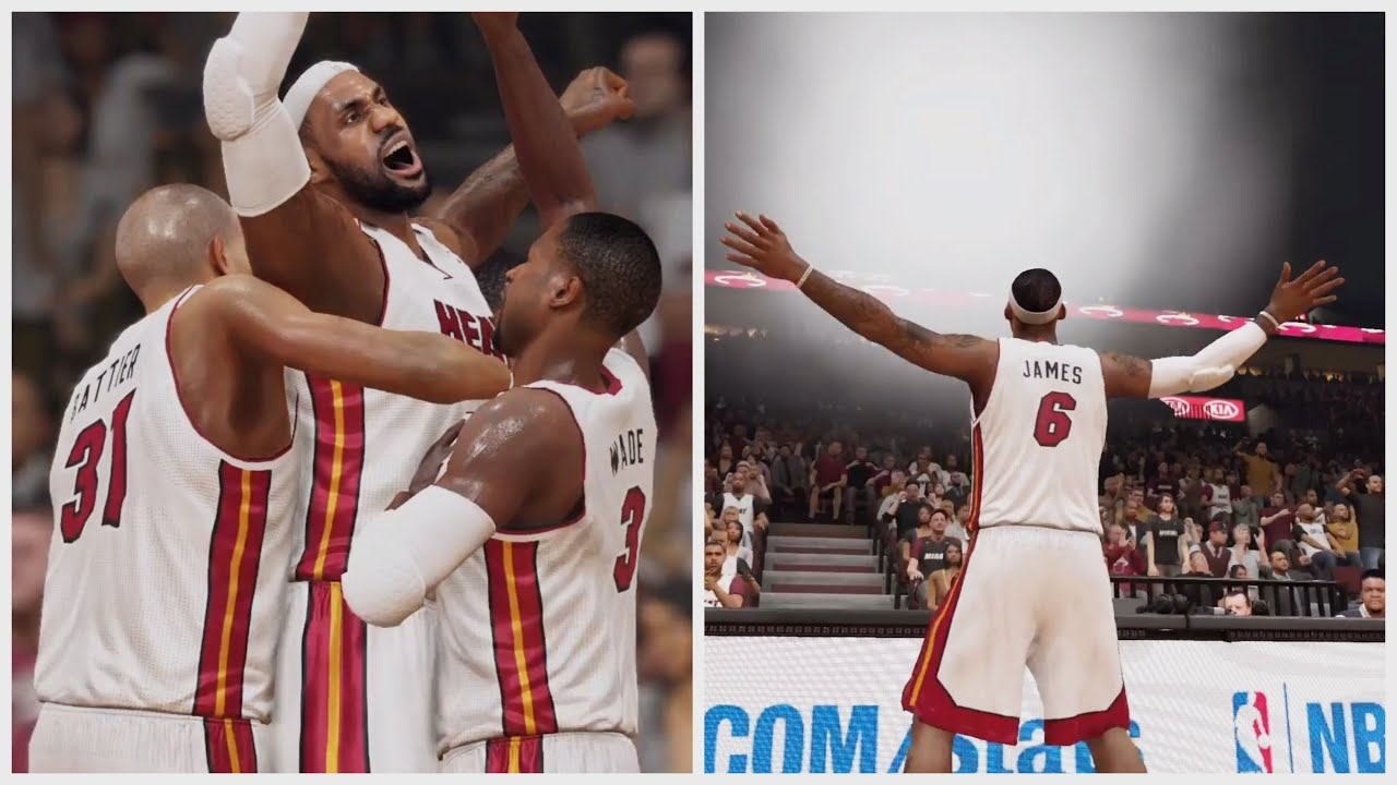 LeBron leads Heat to Comeback W | Classic Game on NBA 2K14 (PS5) - YouTube