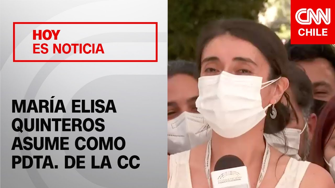 Primeras declaraciones de María Elisa Quinteros como presidenta de la ...