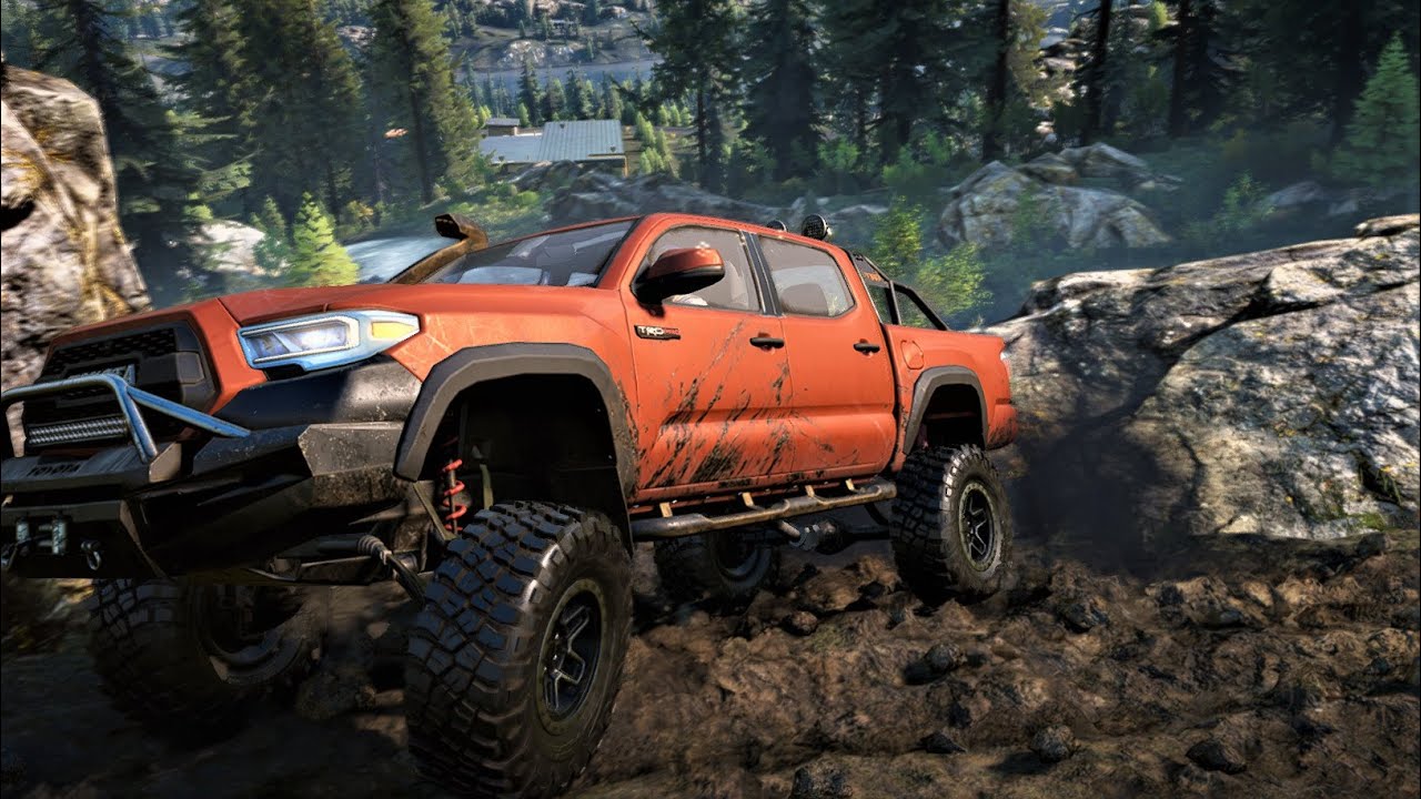 SnowRunner - 2021 Toyota Tacoma TRD Pro 4x4 - Driving Crawler Offroad ...