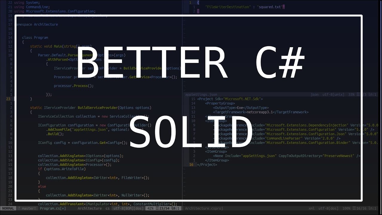 Better C# - SOLID Principles - YouTube