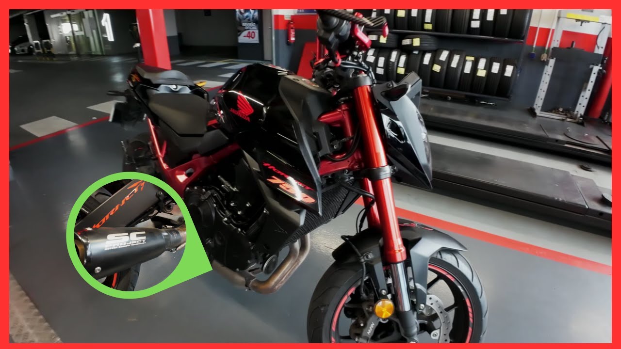 colocando escapamento SC Project na Hornet 750 + vlog - YouTube