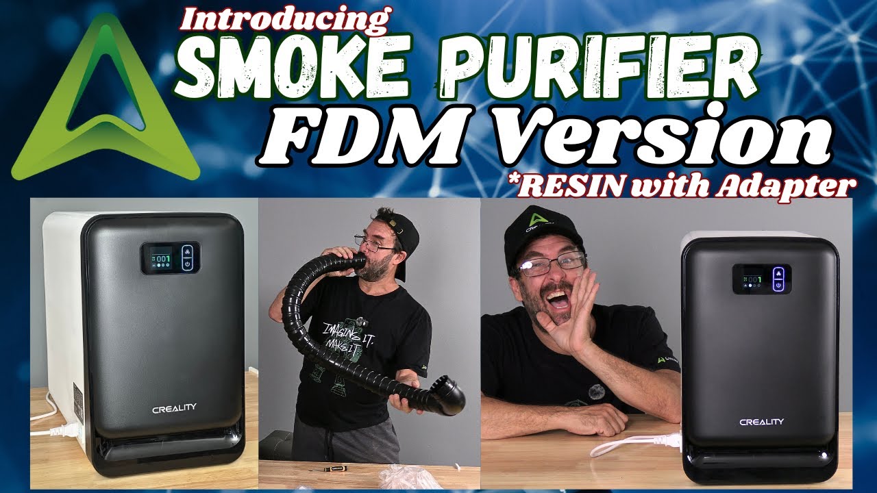 Introducing: The Creality "Smoke Purifier". Air Filter for FDM/RESIN 3D ...
