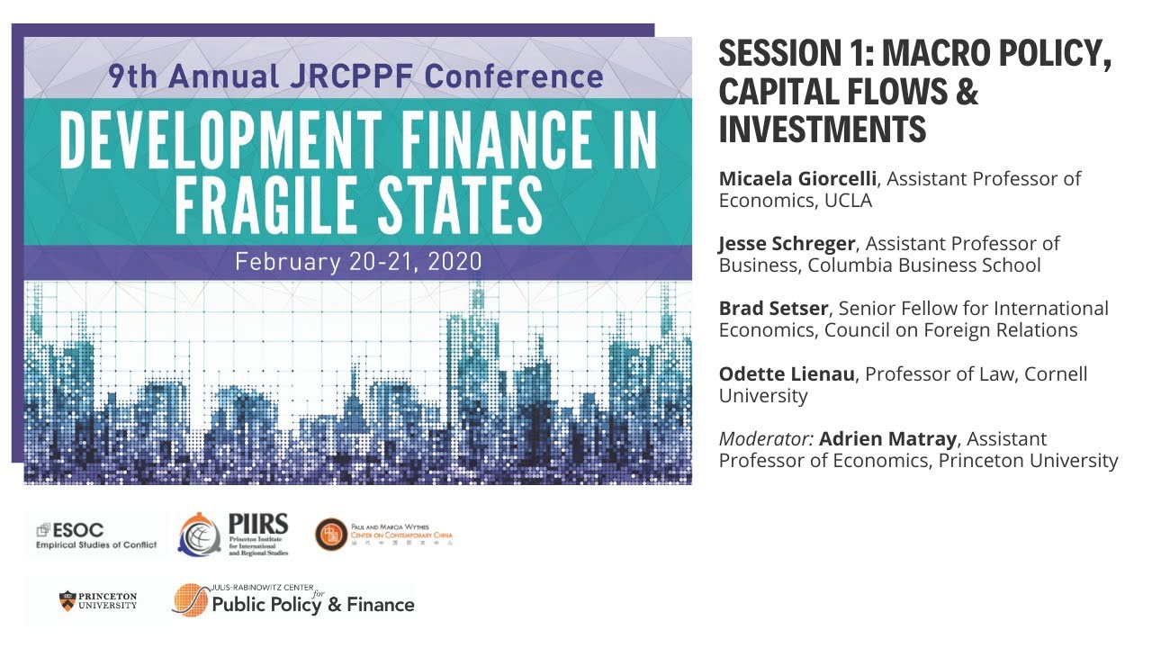 Development Finance: Brad Setser - YouTube