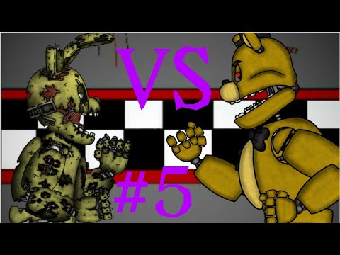 [Dc2/Fnaf] luta de robôs spring trap VS Golden Freddy #5 - YouTube