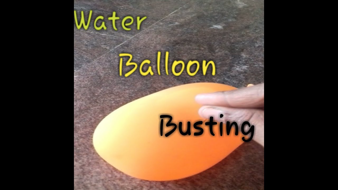 Water balloon busting|| தண்ணீர் பலூன் உடைத்தல் || Sheதமிழ் - YouTube