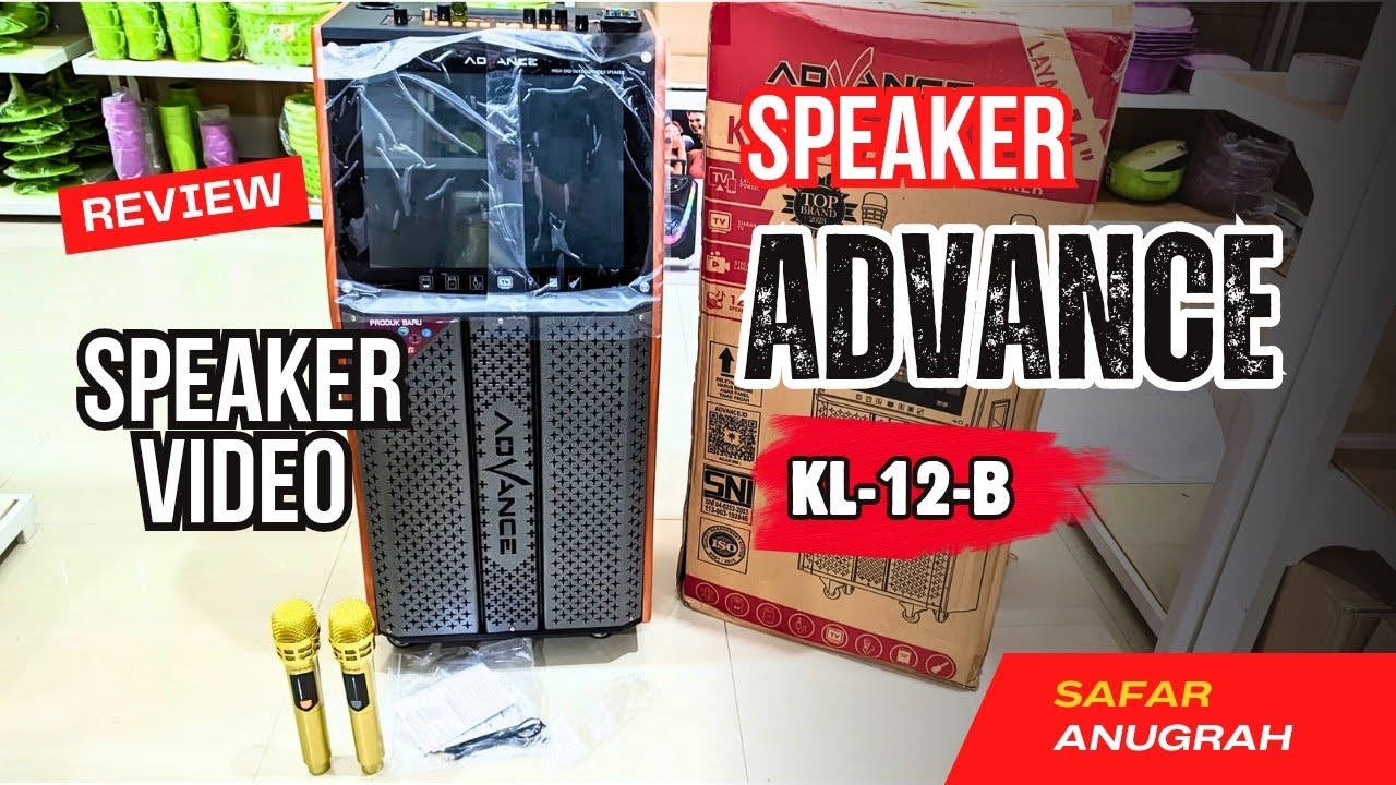 REVIEW ‼️ SPEAKER LAYAR ADVANCE KL-12-B BISA PUTAR VIDEO & NONTON TV - YouTube