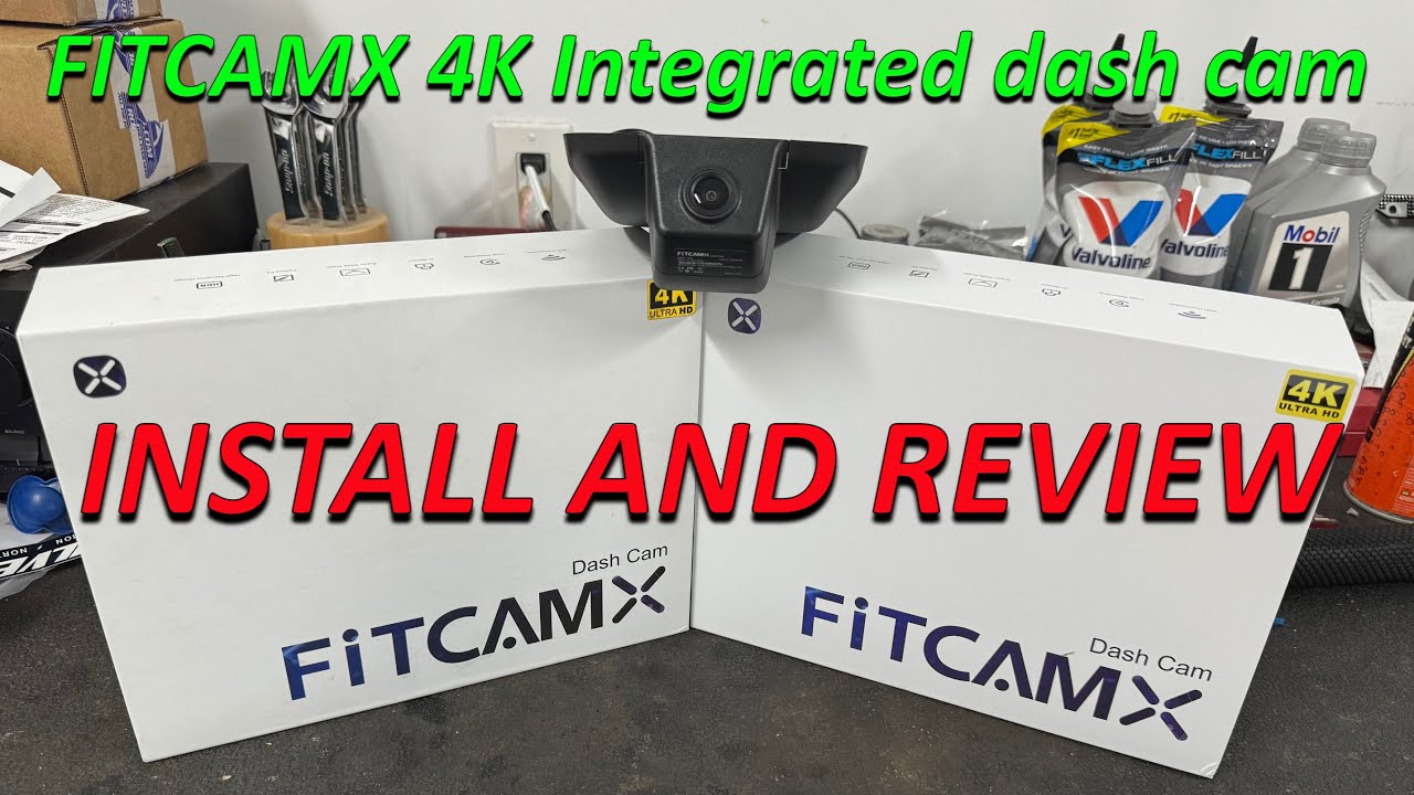 FITCAMX 4K integrated dashcam unboxing and review!! 2016-2018 Lexus ES ...