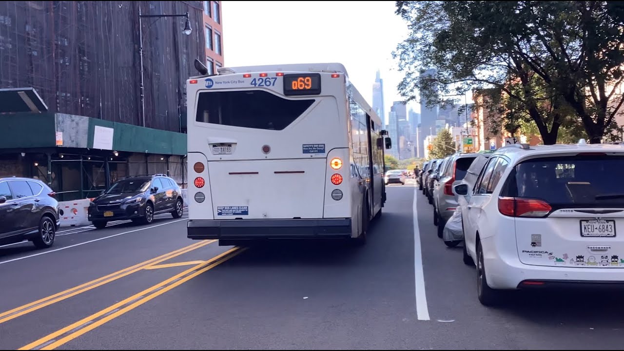 MTA Bus Company I 2009 Orion VII NG Hybrid #4267 on the Q69 At 45th Rd ...