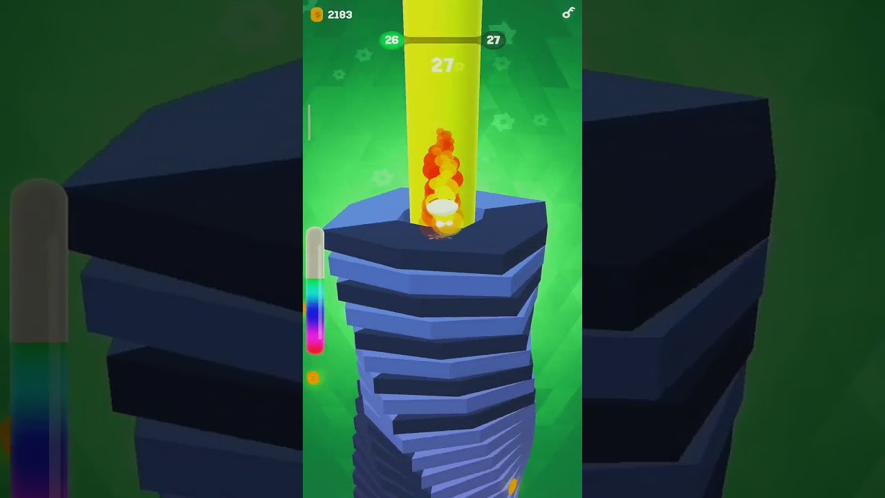 Drop Stack Ball Game Level 26 - short video - More Gaming - YouTube