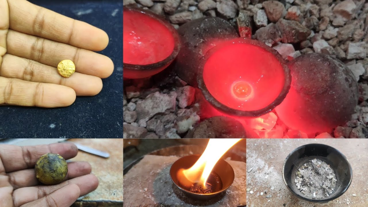 How to Refine Gold From Making Dust and wax step by step Procedure To ...