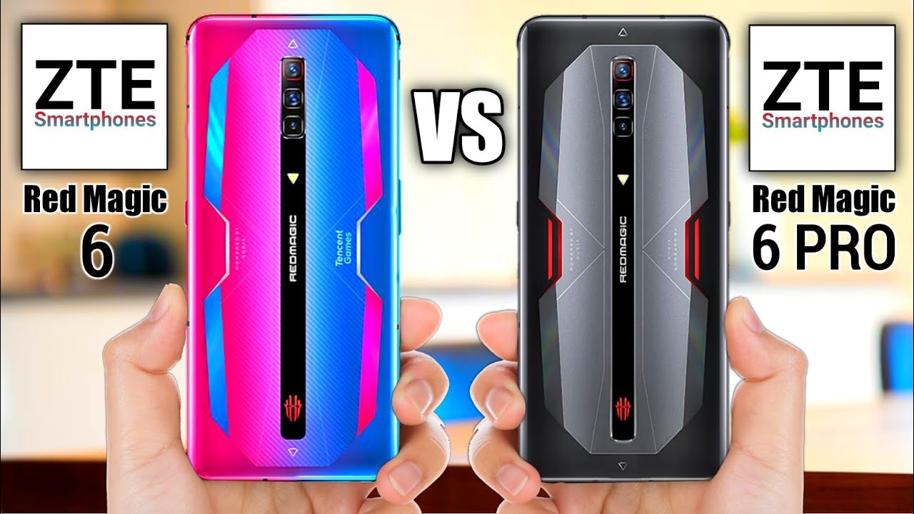ZTE nubia Red Magic 6 VS ZTE nubia Red Magic 6 Pro l Comparison - YouTube