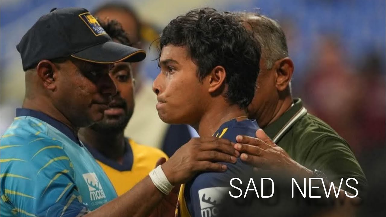 Sad moment in cricket ground 😔 - YouTube
