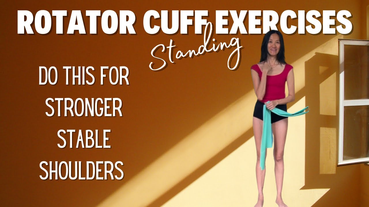 Pilates : Standing Rotator Cuff Exercises - Stronger Stable Shoulders ...