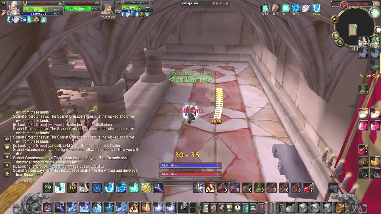 SM ARM/Scarlet Monestery Armory Mage Booster - WoW Classic era - YouTube