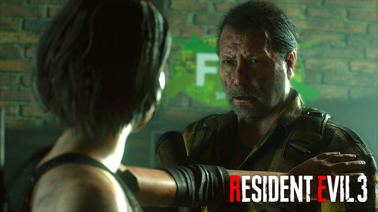 Resident Evil 3 (2020) - Jill Encounters Robert Kendo - YouTube