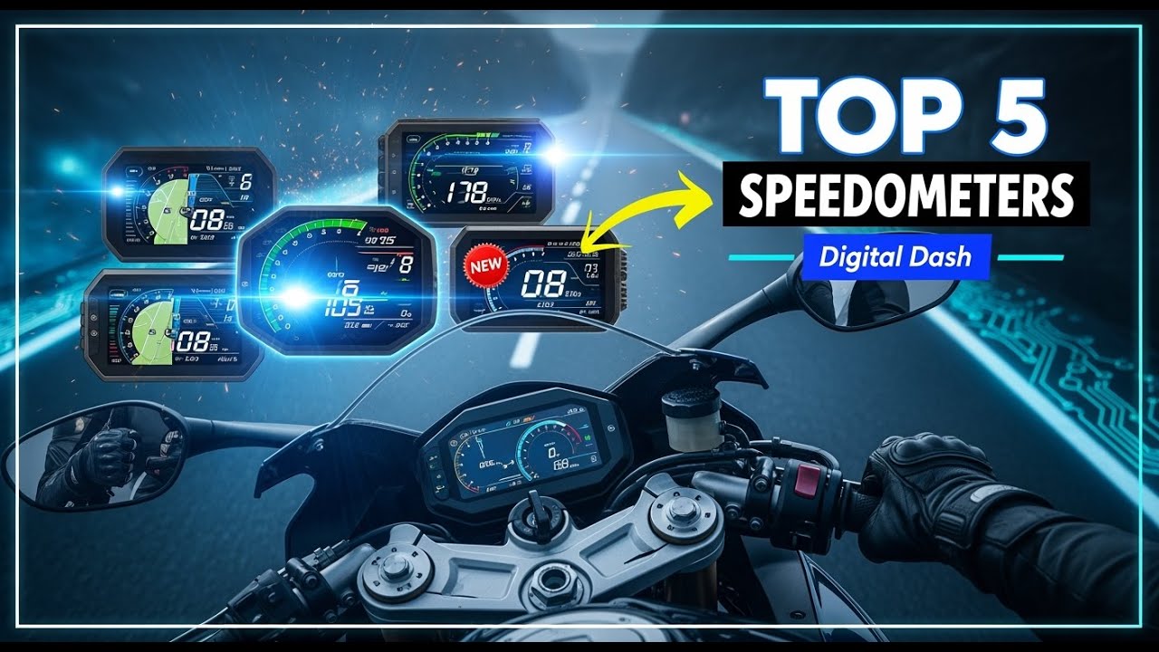 TOP 5 Best Motorcycle GPS Speedometers 2026 | A Modern Digital Dash for ...