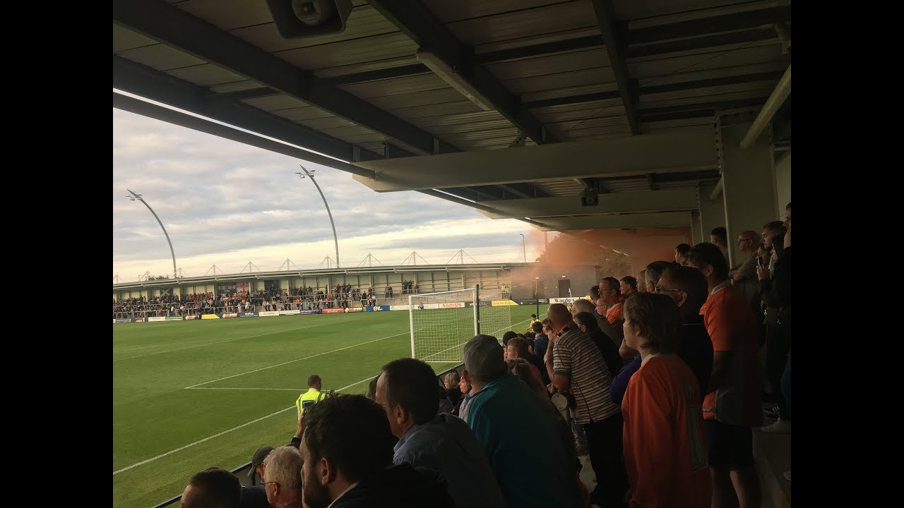 AFC FYLDE VS BLACKPOOL MATCH VLOG - FLARES AND A LAST MINUTE EQUALISER ...