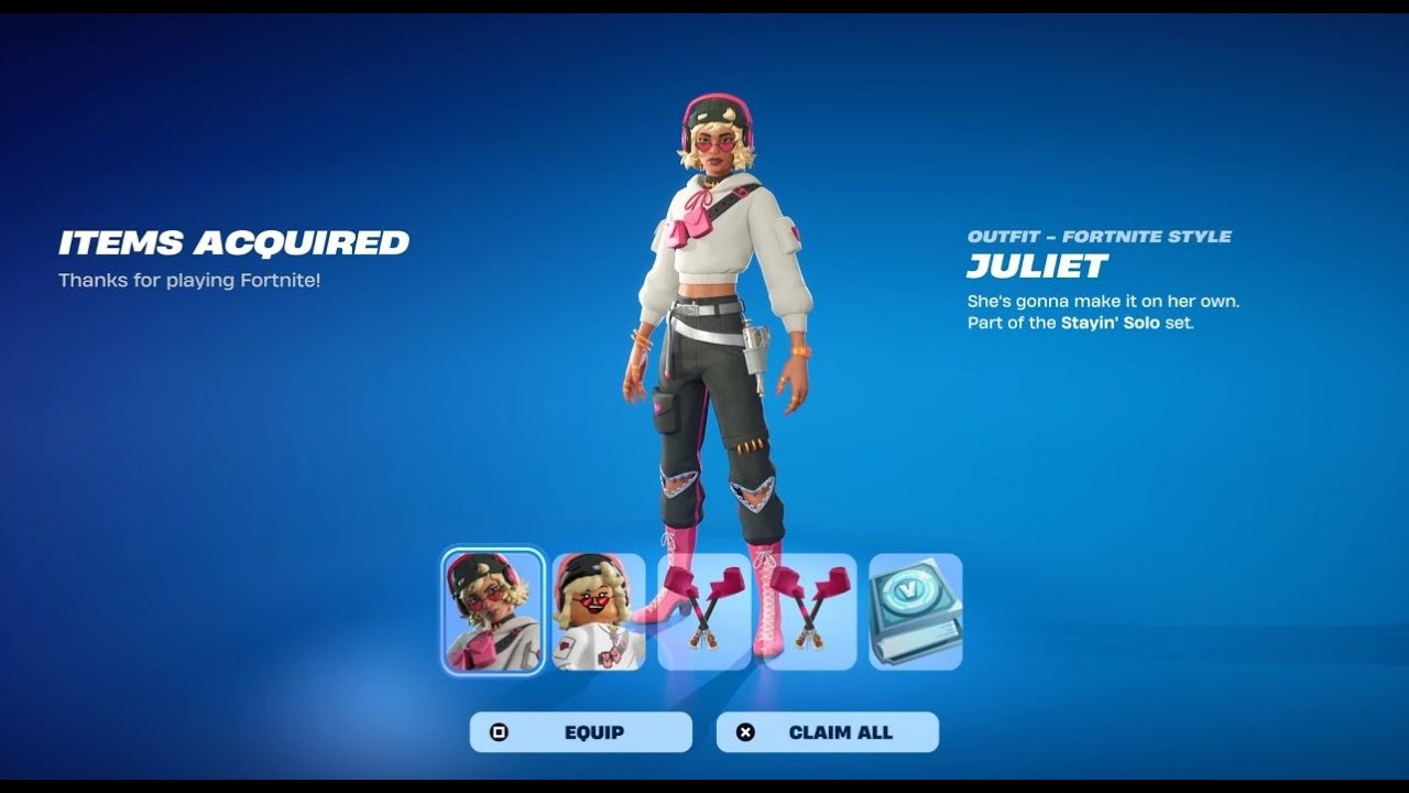 How To Get Stayin Solo Quest Pack NOW FREE In Fortnite! (Unlock Juliet ...